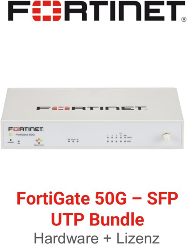 Fortinet FortiGate-50G SFP - UTM/UTP Bundle (Hardware + Lizenz) | Nein ...